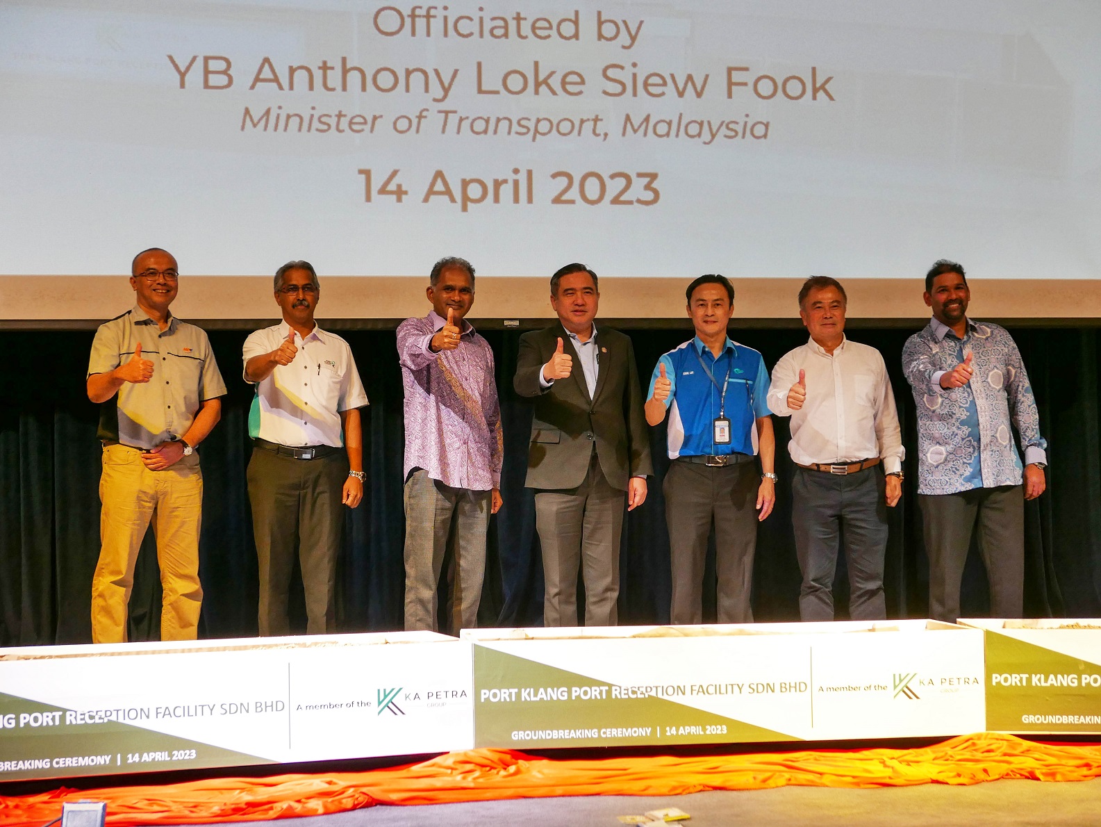 GROUND BREAKING CEREMONY OF PORT KLANG PORT RECEPTION FACILITY AT ...